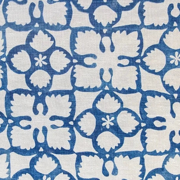 Grandma’s Quilt in Blue Belgian Linen – Lighten Up Handmade