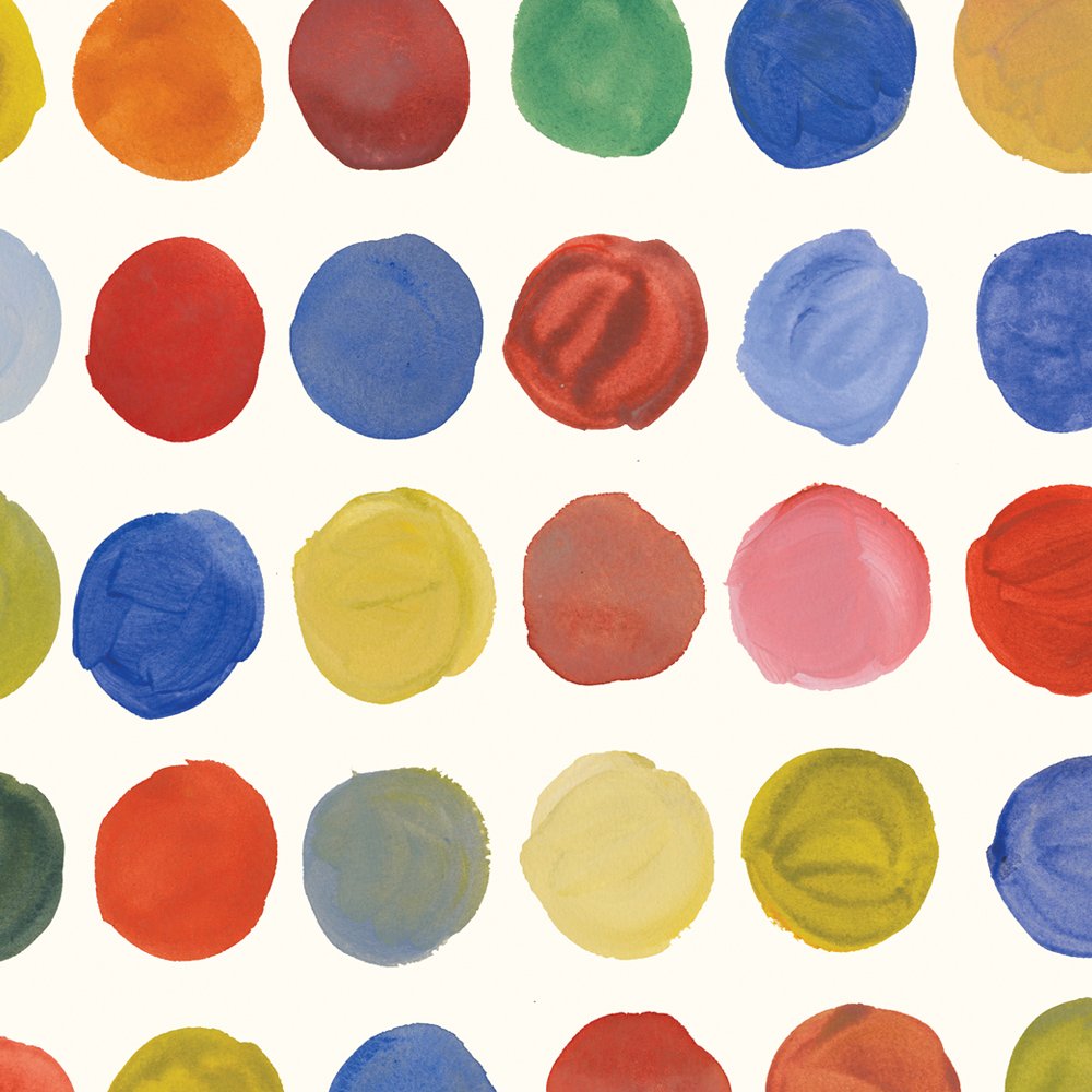 Big Spots Blue in Linen – Lighten Up Handmade