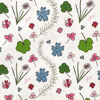 Garden Party White in Linen – Lighten Up Handmade