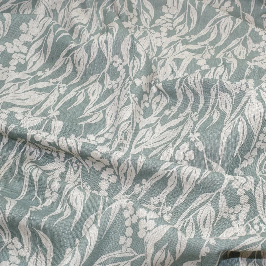 Nuts about Wattle in Storm on Linen – Lighten Up Handmade