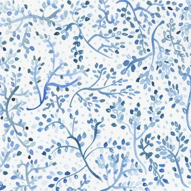 Indigo Garden in Linen – Lighten Up Handmade