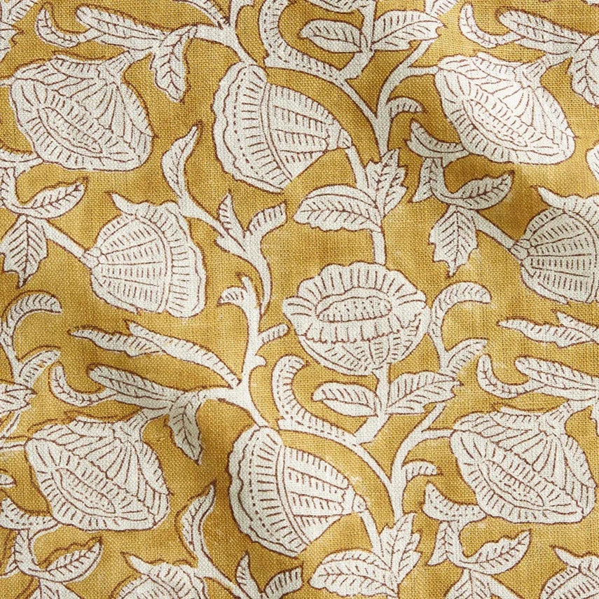 Marbella Saffron in Linen – Lighten Up Handmade